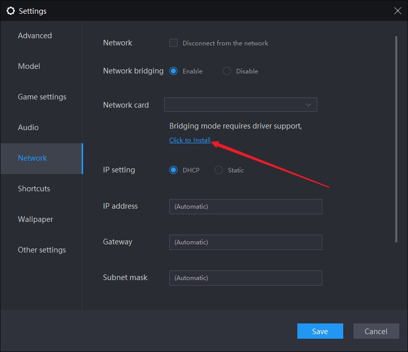 How To Set Up Network Bridging On The Android Emulator Ldplayer Network Bridging Ldplayer 0621