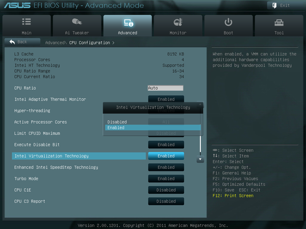 ASUS(에이수스) 메인보드에서 VT 활성화 방법-VT (또는 SVM)-LDPlayer