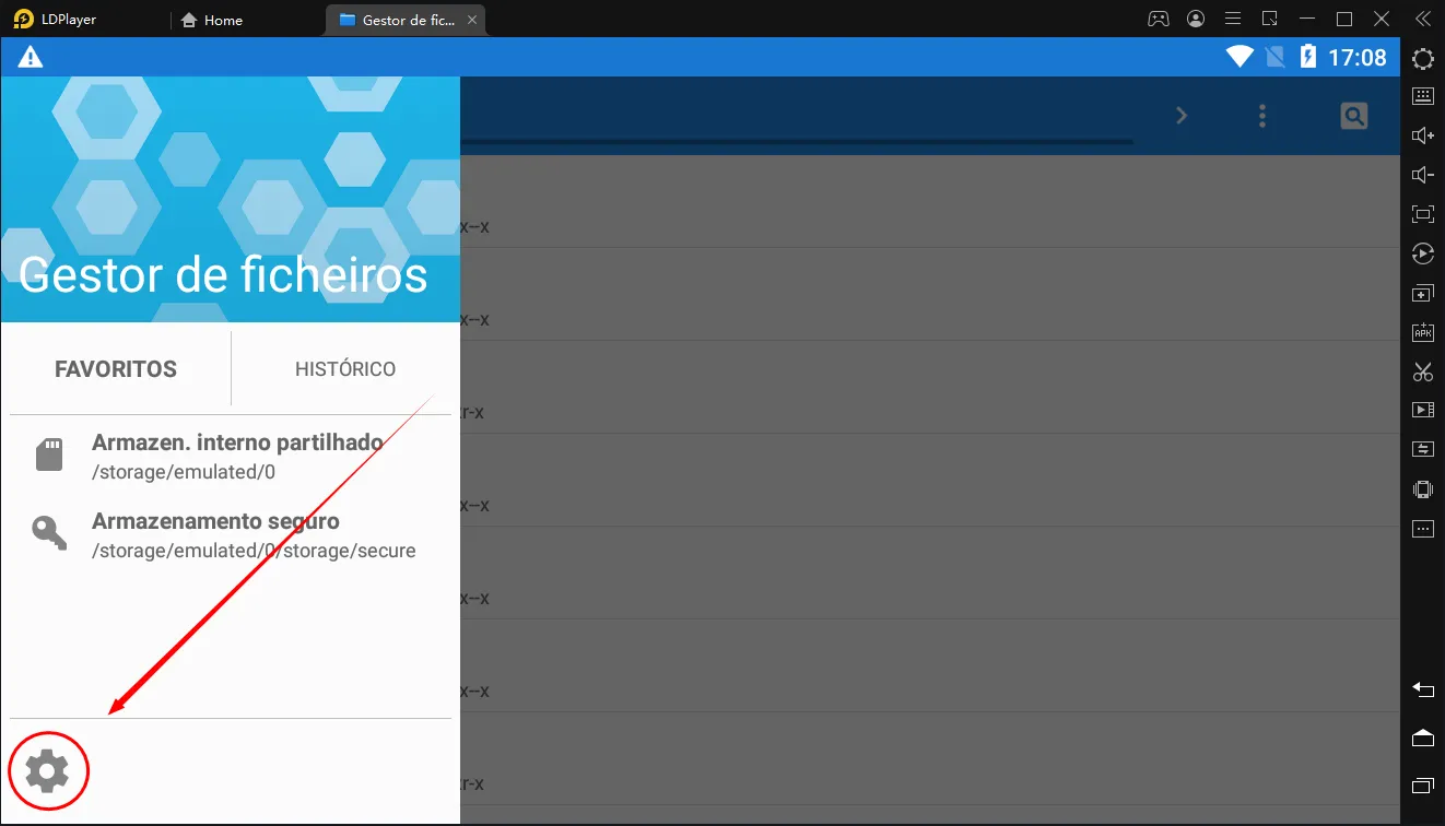 Como transferir arquivos entre o PC e o LDPlayer