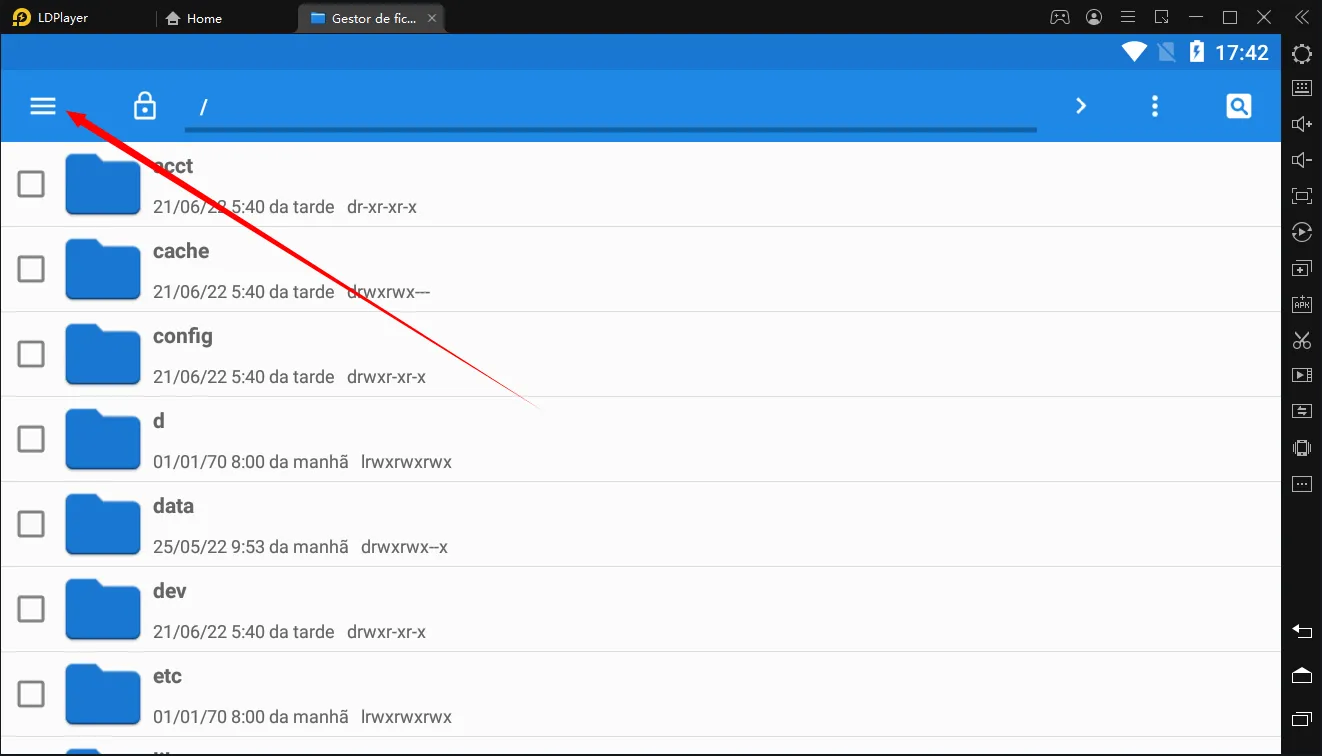 Como transferir arquivos entre o PC e o LDPlayer