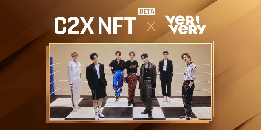 C2X NFT平台獨家販售韓國男團VERIVERY美國巡迴影像NFT